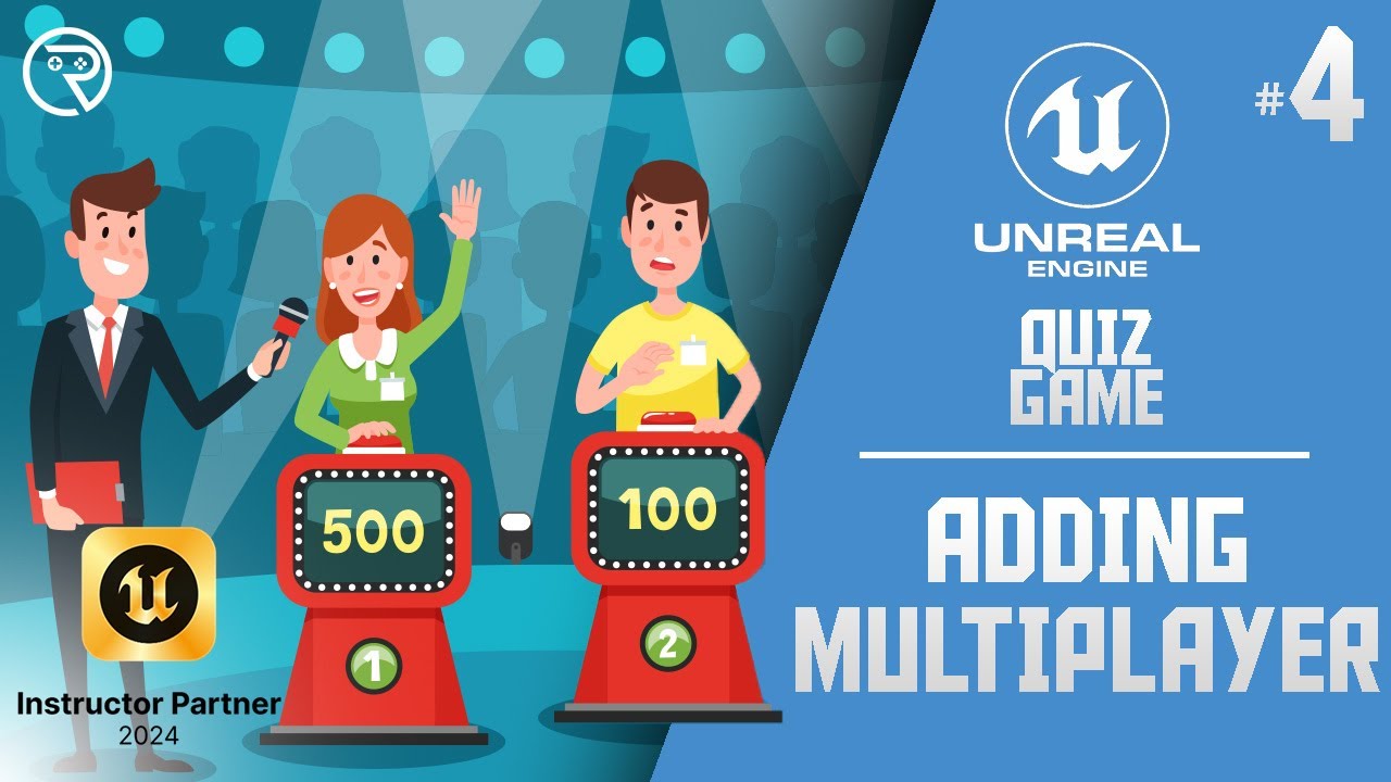Unreal Engine 5 Tutorial -  Multiplayer Quiz Game Part 4: Adding Multiplayer