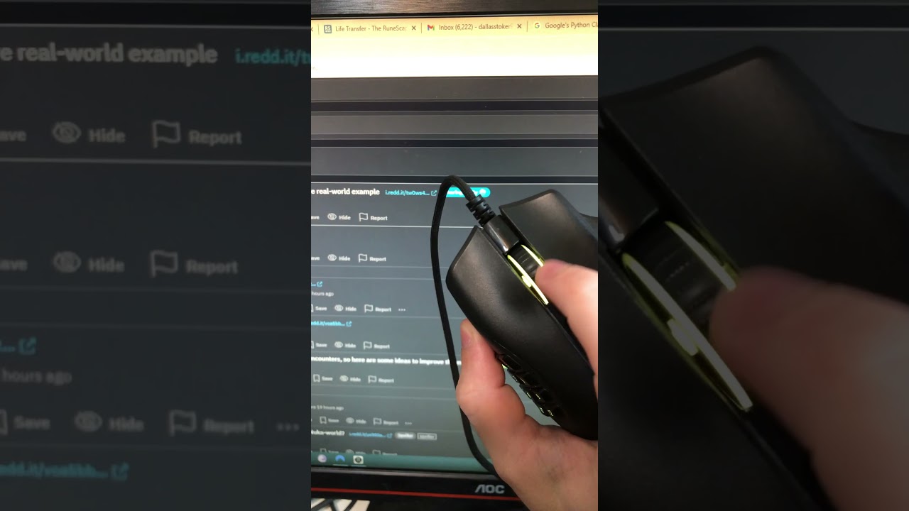 Razer scroll wheel issue