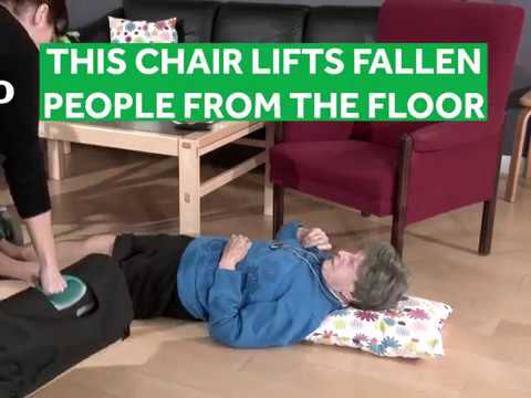 This Chair Lifts Fallen People From the Floor in Under 1 Minute | The Raizer falls lifting device.