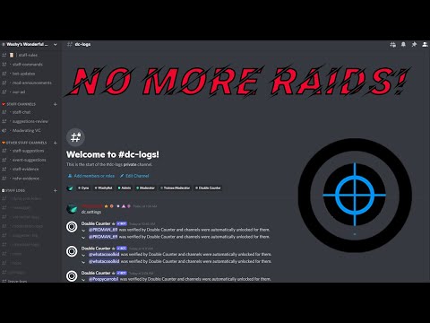 Double Counter Discord Bot COMPLETE Setup - The BEST verification bot