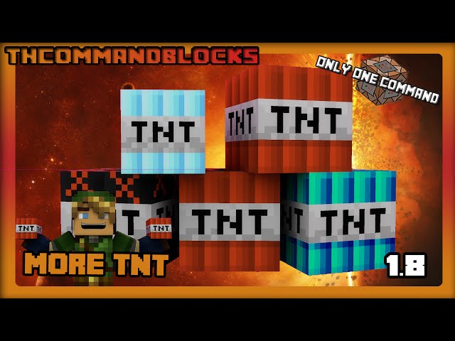 Minecraft one command block- More TNT Minecraft Map