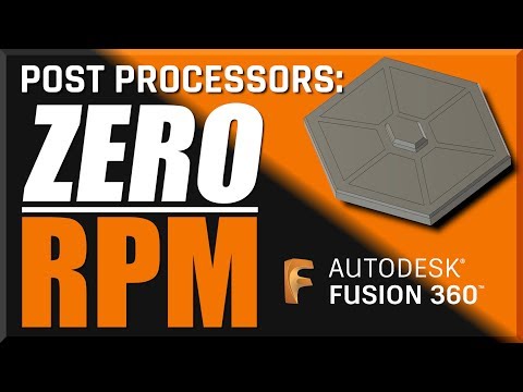 How to post Zero RPM & Max Machine RPM Warning in Fusion 360 Post ...