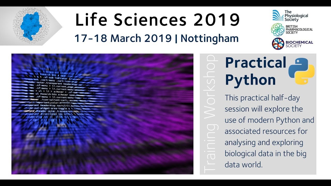 Practical Python: resources for analysing biological data
