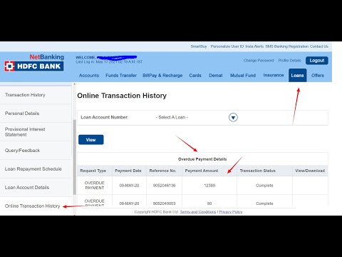 HDFC EMI Overdue payment online | HDFC EMI Overdue charge | HDFC EMI bounce charge | HDFC Loan EMI