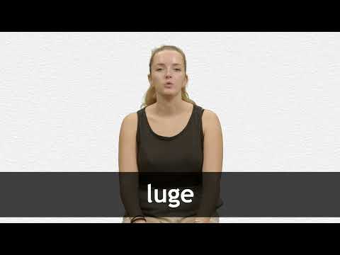 English Translation of “LUGE” | Collins French-English Dictionary