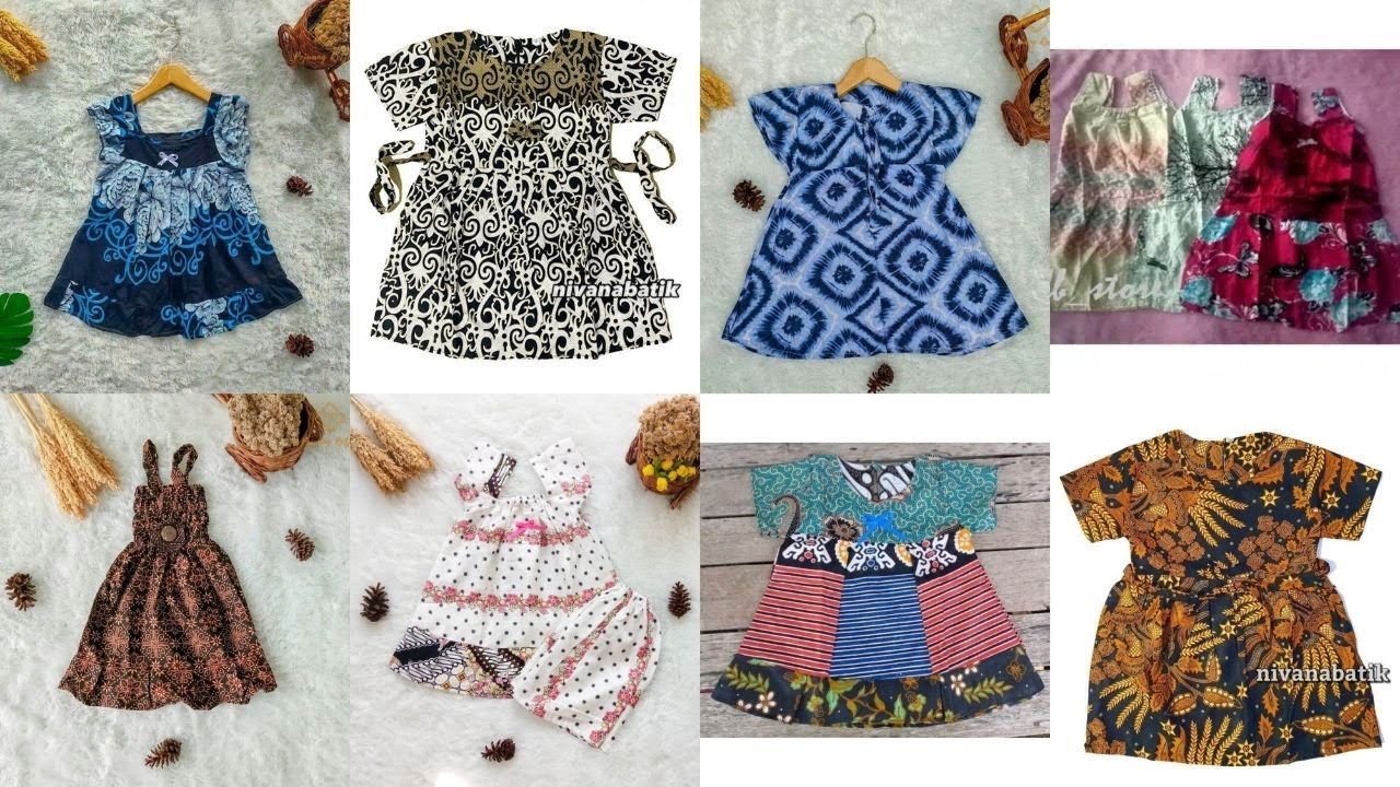 15 Model Baju Batik Anak Perempuan