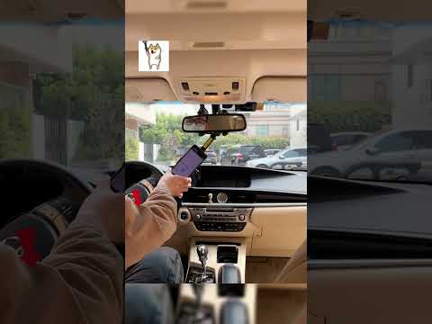 Adjustable Car Rearview Mirror Mount Phone Holder Stand For Dash Cam GPS Smartphone Stand