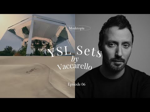 YSL Mind Blowing Fashion Show Sets by Anthony Vaccarello