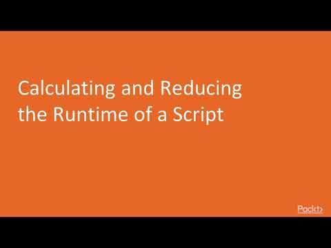 Learn Bash Scripting Solutions Calculating and Reducing the Runtime of a Script | packtpub com ...
