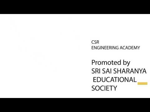CSR Engineering Acadamy, Hyderabad: B.Tech Subjects, Online Learning ...