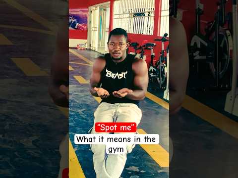 Simple explanation of what “SPOT” means in the gym #gym #ggg #shorts