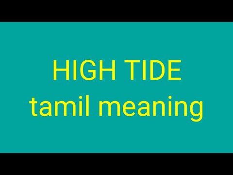 HIGH TIDE tamil meaning/sasikumar