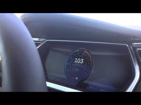 Tesla Model S Top Speed Video – 133mph and quicker than a BMW M5 ...