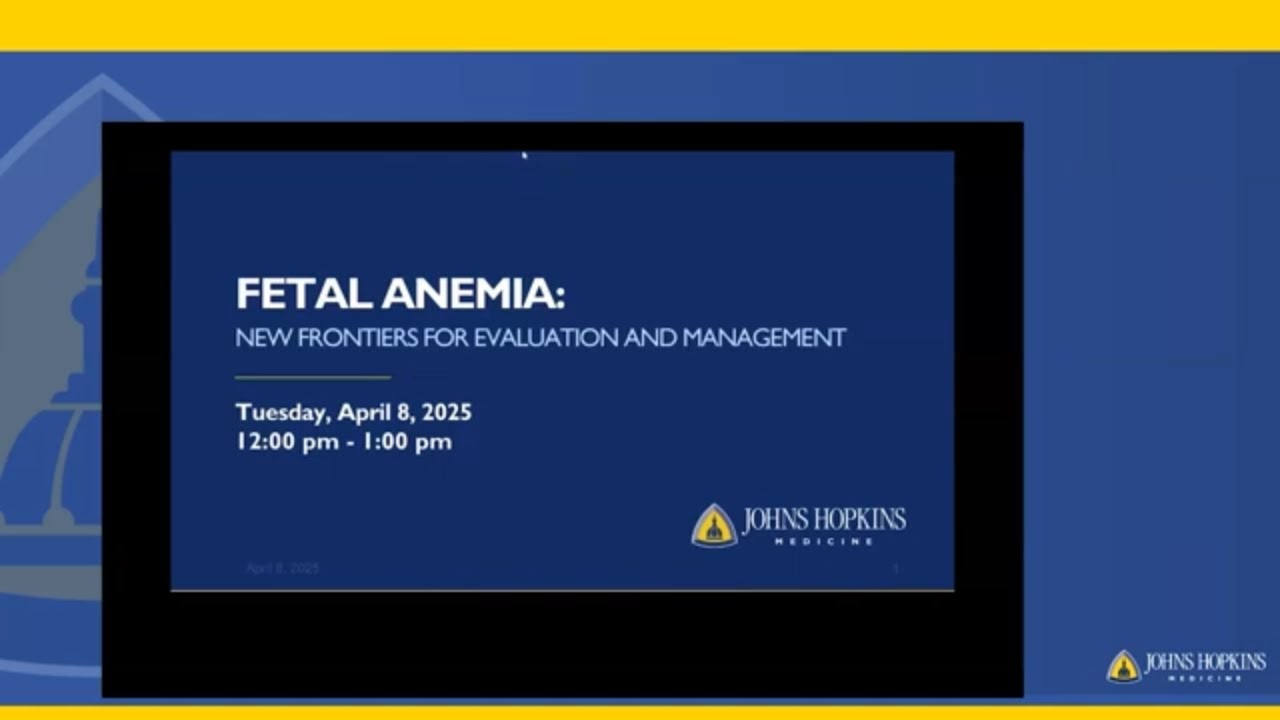 Fetal Anemia: New Frontiers of Evaluation and Management