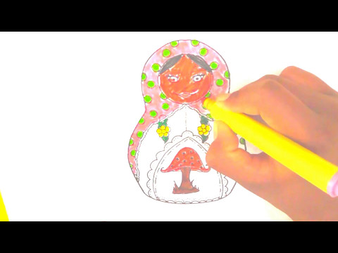 Coloring Pages How To Color Matryoshka Drawing For Kids Fun Learning
