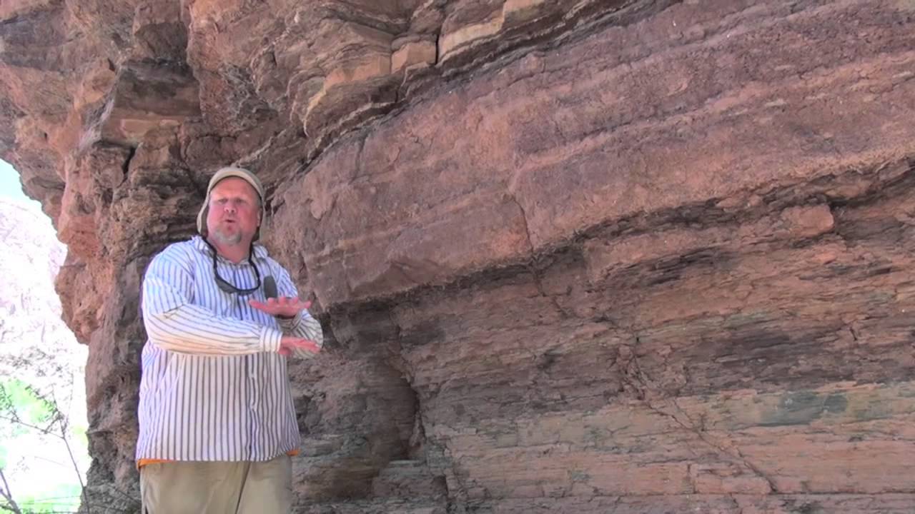 Formation of a clastic sedimentary rock called sandstone