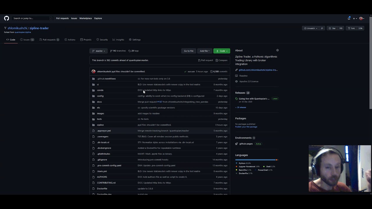 Installing zipline-trader