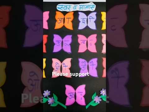 Hindi Matra chart for kids👍✍️.# shorts video # youtube shorts # trending reels