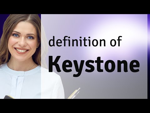 Keystone | KEYSTONE definition