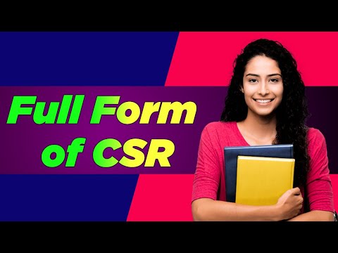 Full form of CSR | CSR ka full form kya hai | CSR full form | Free Learn University