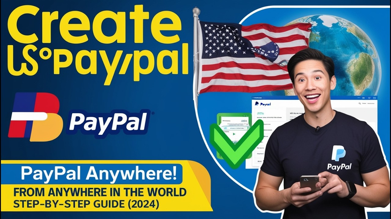 How to Create a US PayPal Account from Anywhere in the World | Step-by-Step Guide (2024)