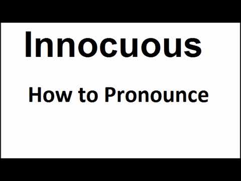 How to pronounce Innocuous||How to say Innocuous||Innocuous Pronunciation||ABDictionary