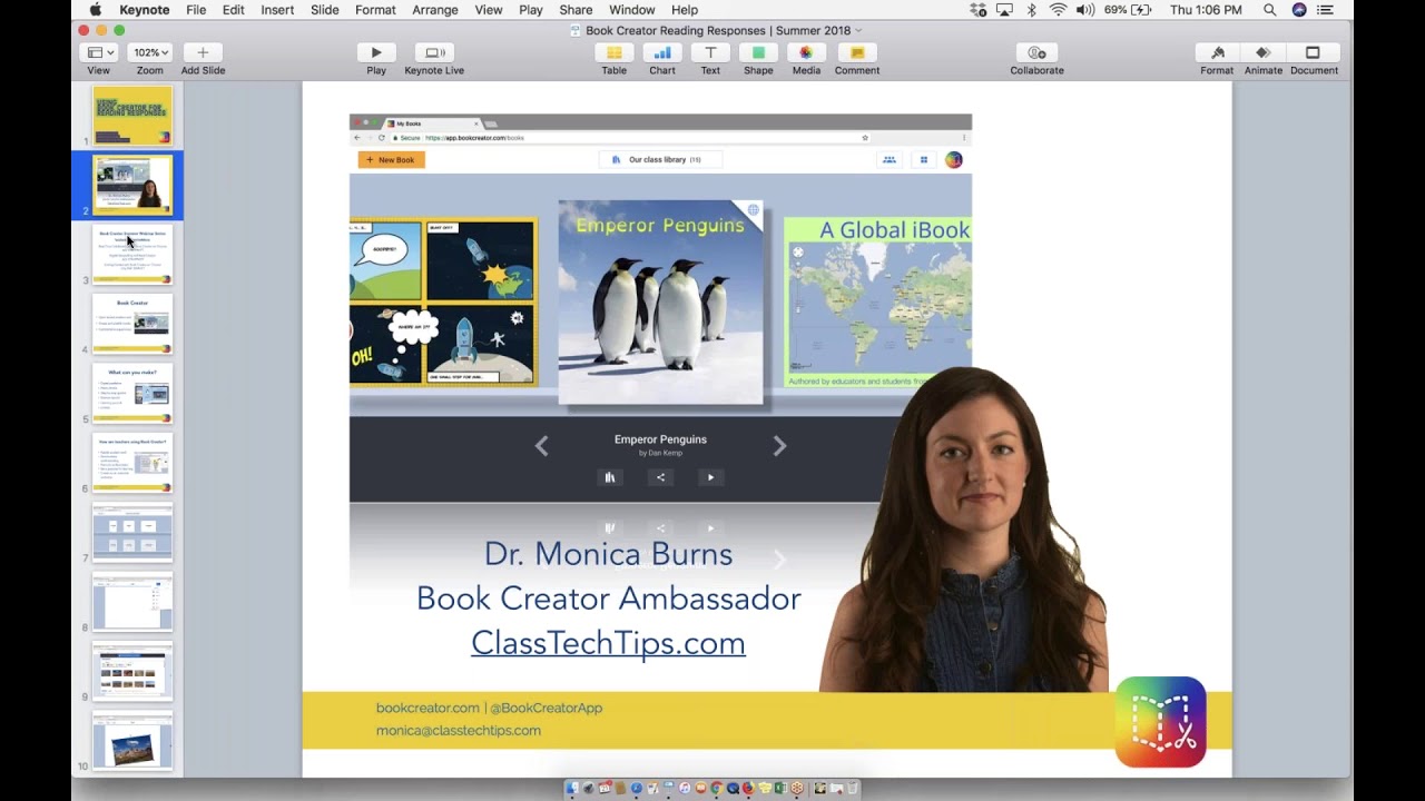 Using Book Creator for Reading Responses