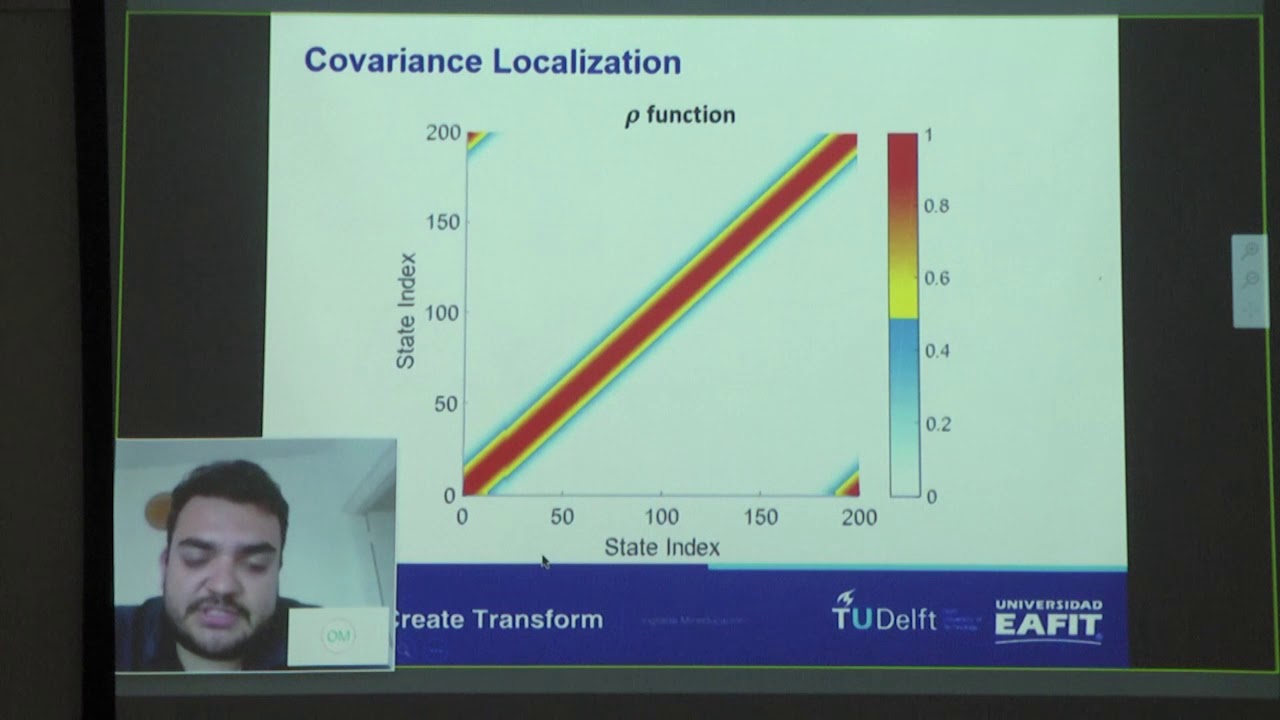 Covariance Localization and Parameter Estimation using Ensemble-Based Data Assimilation
