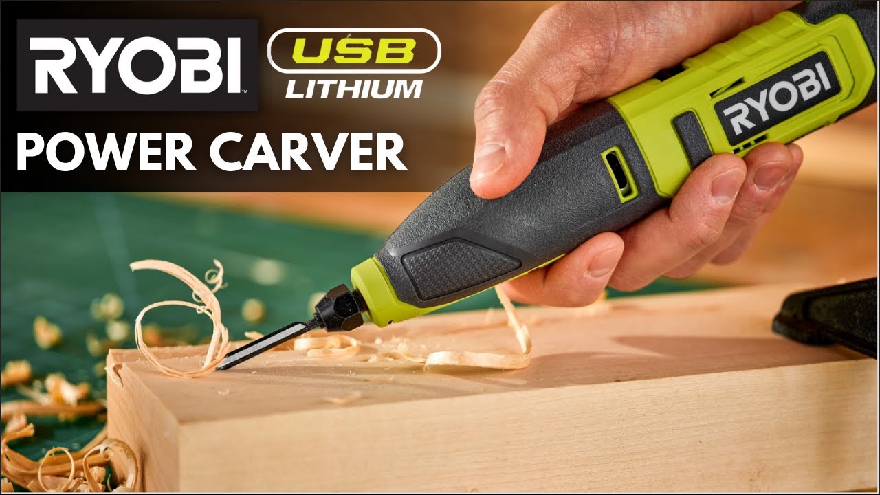 Ryobi USB Lithium Power Carver 4V RPC4-120G 2.0Ah Kit