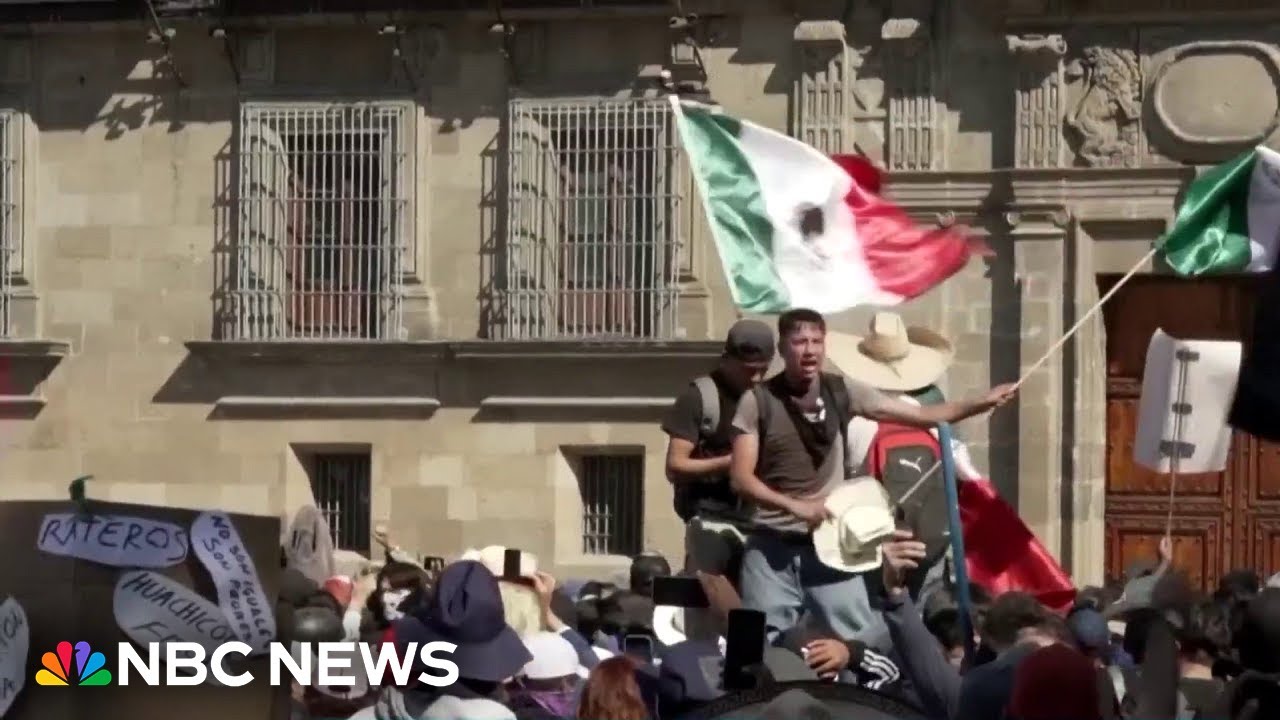 Thousands join Gen Z protests against crime, corruption in Mexico