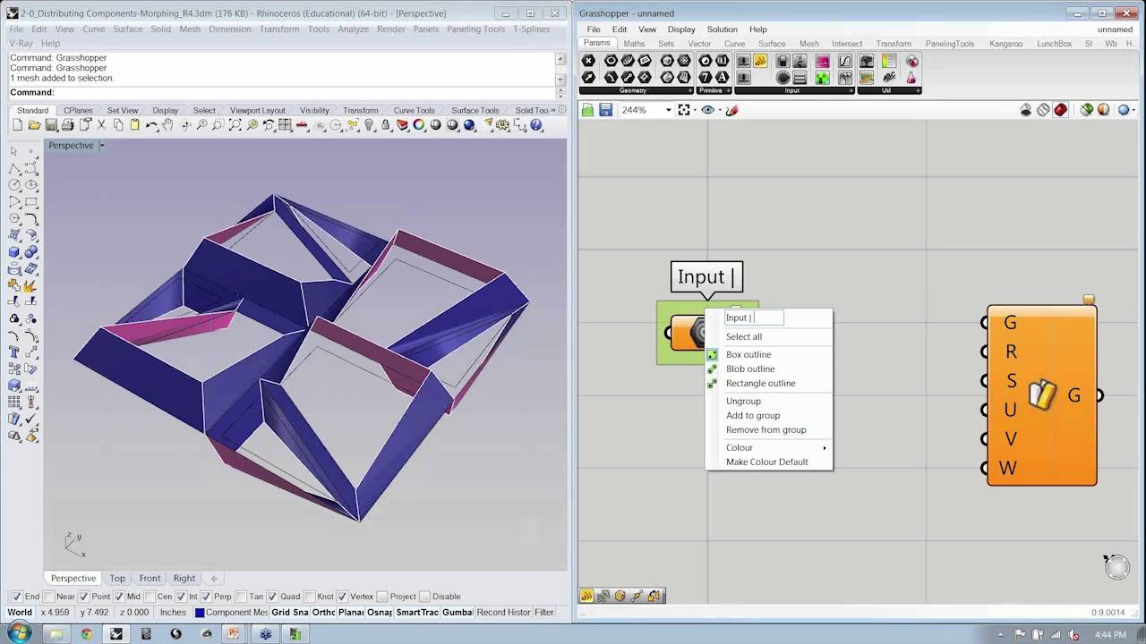 Algorithmic Design 10 | Morphing Components