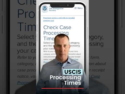 USCIS processing times #immigration #greencard #shorts