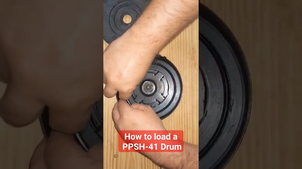 How to load a PPSH-41 Drum