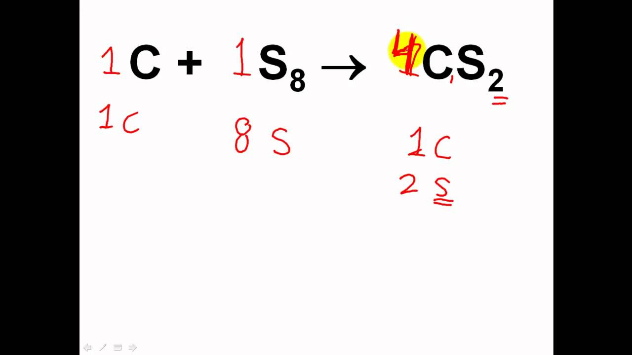 How to Balance Chemical Equations & Reactions 1 - EASY!