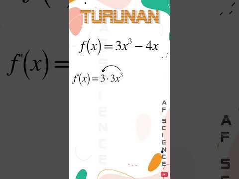 Cara Cepat Paham Turunan #Shorts