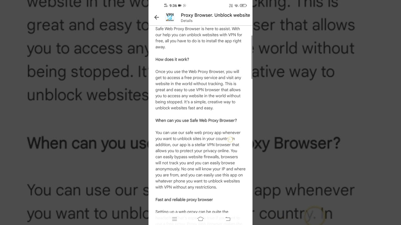 How to Install & Use  Proxy Browser Unblock Website Android App smarttech