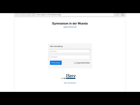 Gymnasium "In der Wüste" Einstieg IServ