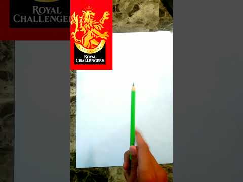 RCB Logo drawing .... 😀🙈