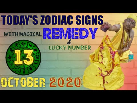 Today Zodiac Signs | October 13 2020 | Horoscope for Today | Zodiac Dates | Star Signs Today