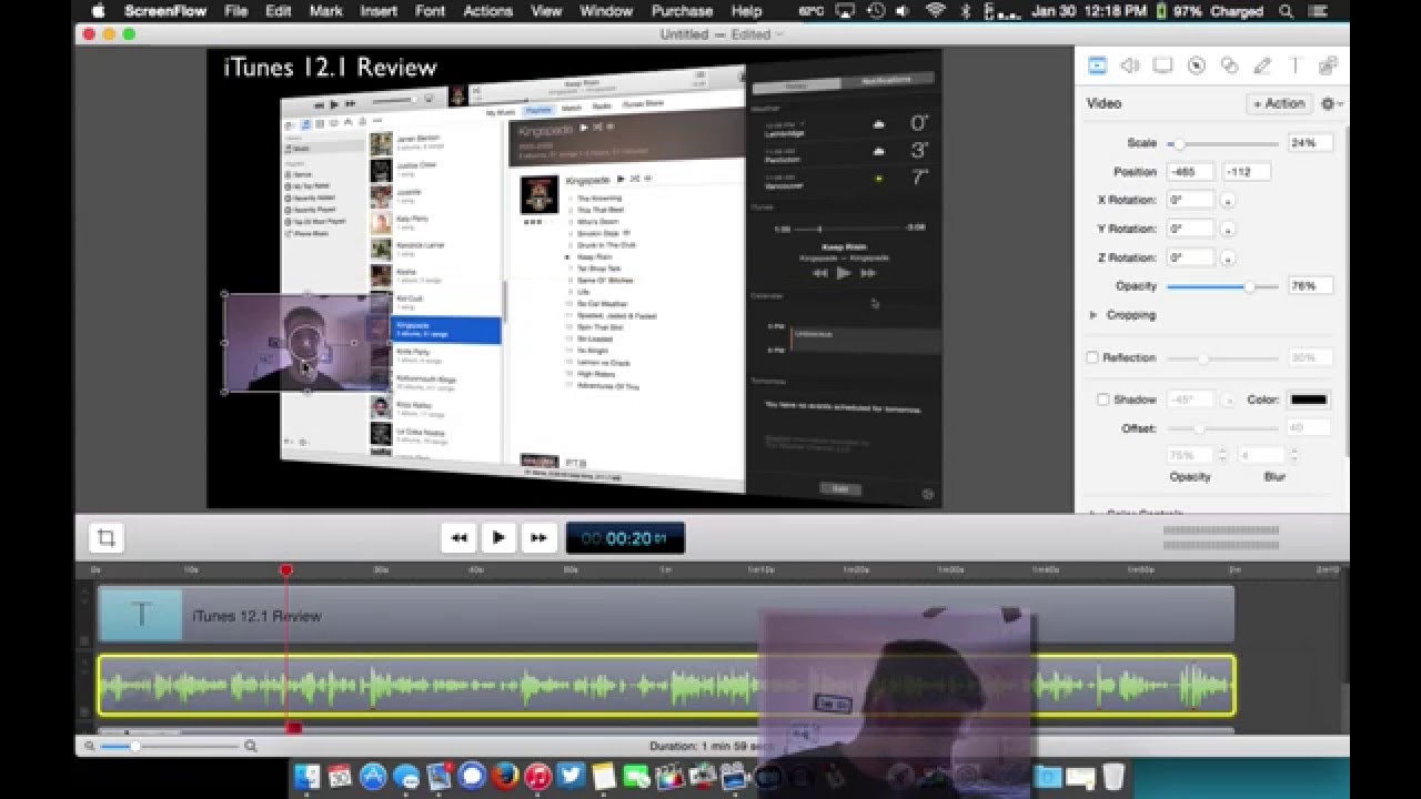 ScreenFlow 5 Basic Editing and Exporting