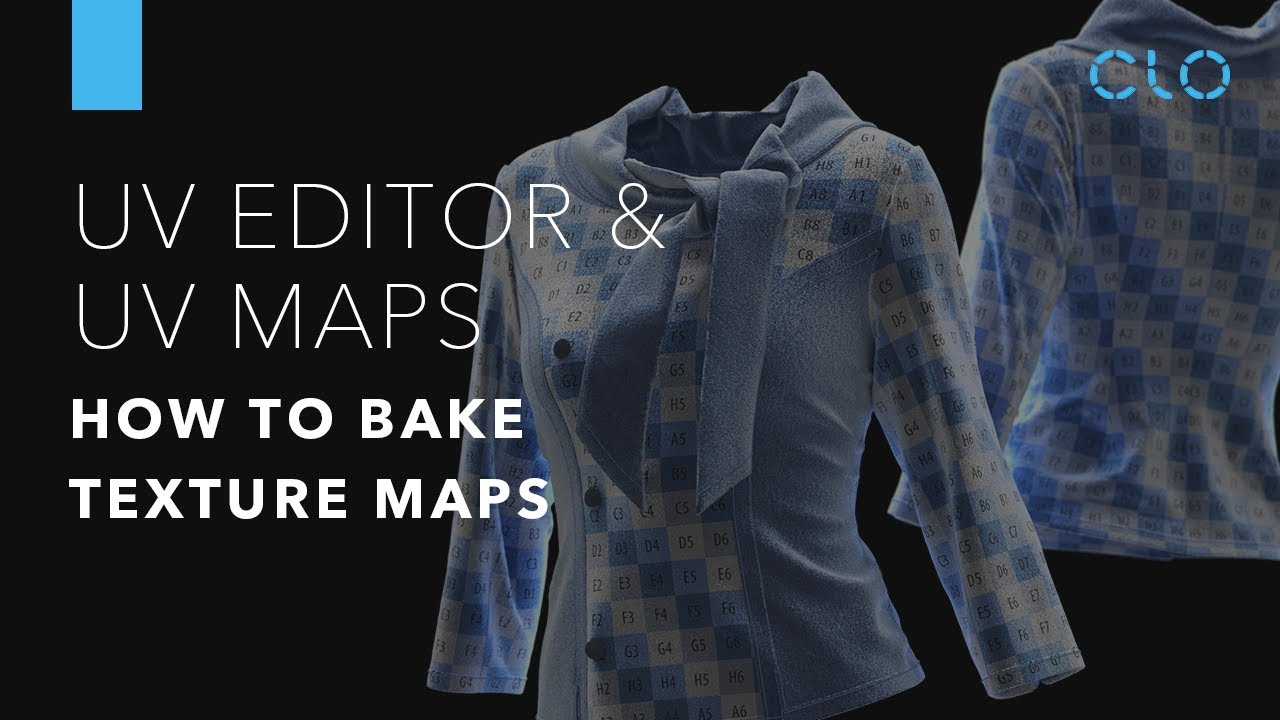 How to use the UV Editor and generate UV Texture Maps in CLO