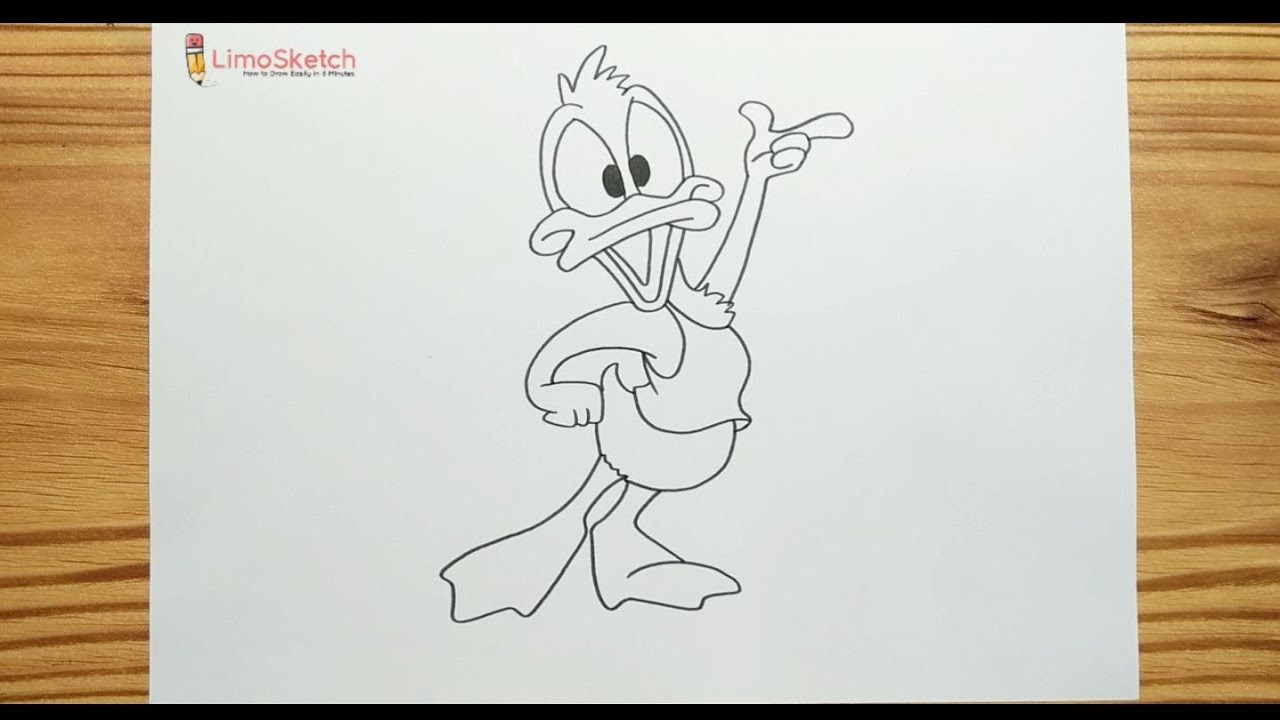 HOW TO DRAWING PLUCKY DUCK - TINY TOON ADVENTURES