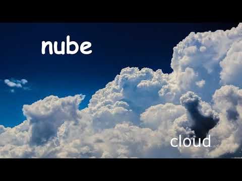 Rosie & Andy: Spanish for Kids - Word of the Day - cloud / nube