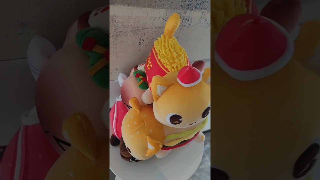 Cat doll soft pillow toy wholesale set