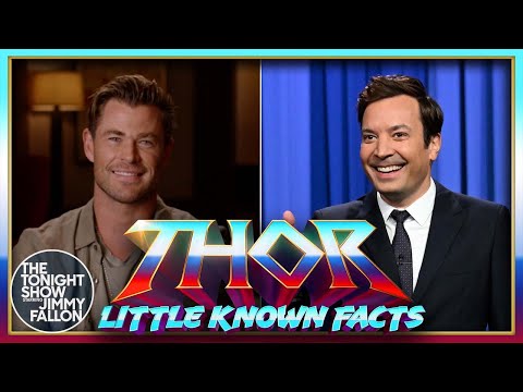 Thor Little-Known Facts ft. Chris Hemsworth | The Tonight Show Starring Jimmy Fallon