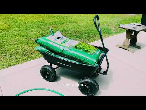 Gorilla Carts GOR4PS Poly Dump Cart Review