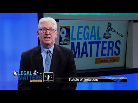 Legal Matters: What is Statute of limitations? | Law Offices of Michael J. Gopin