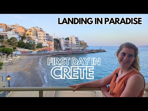 🚗 Crete Road Trip Begins! Airport Arrival, Rental Car & First Night in Malia