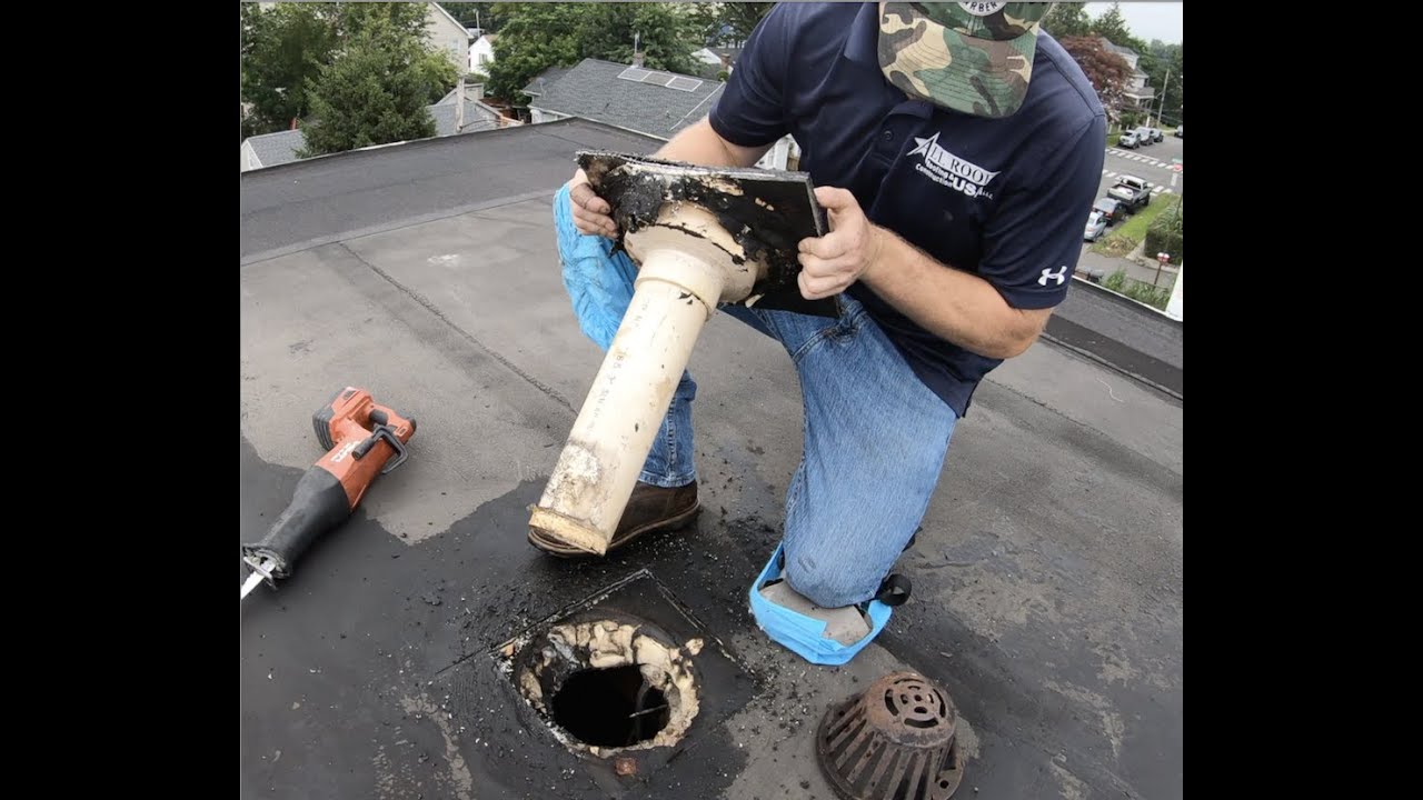 How To Replace a Flat Roof Drain