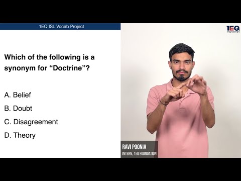 Doctrine | 1EQ ISL Vocab